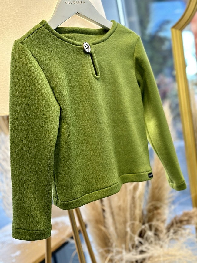Rowan Green blouse for boy – Salzarra Kids & Baby Boutique